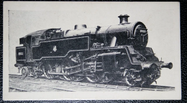 BRITISH RAILWAYS STANDARD Class 4 Tank Locomotive Vintage Photo Card ...