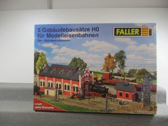 FALLER SPUR H0 Bausatz Set Bahnbetriebswerk ungebaut in OVP EUR 29,90 - PicClick DE