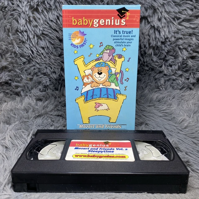 BABY GENIUS - Mozart and Friends Sleepytime VHS Tape 1999 Music Kids ...