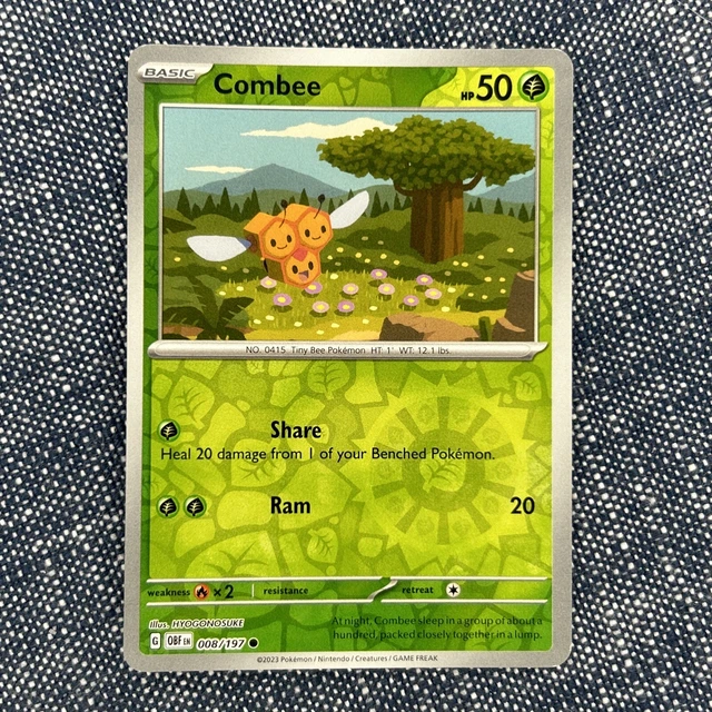 POKÉMON TCG COMBEE SV03: Obsidian Flames 008/197 Reverse Holo Common ...