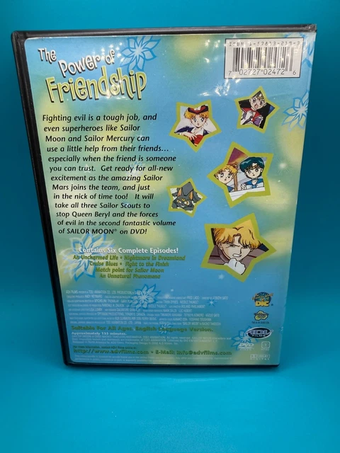 SAILOR MOON DVD: Sailor Scouts to the Rescue (2002) English - Japanese ...