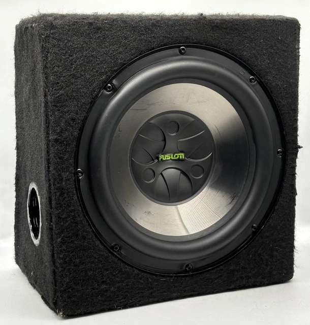 FUSION REACTOR RE-SW120 12-inch Subwoofer In Enclosure £99.95 - PicClick UK