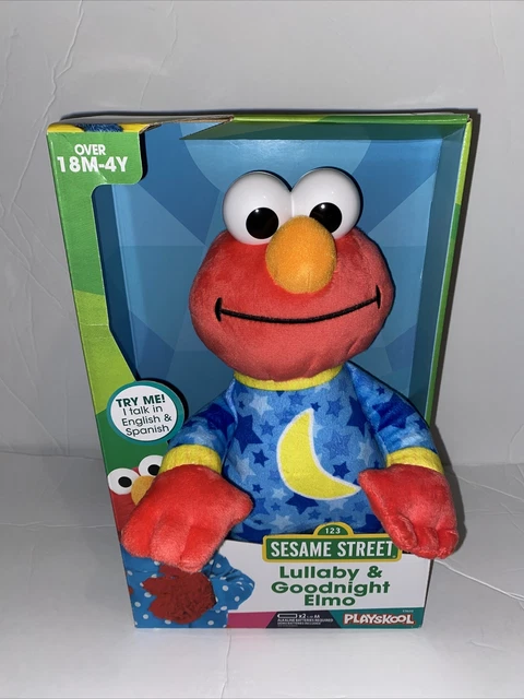 PLAYSKOOL SESAME STREET Lullaby & Good Night Elmo Speaks English ...