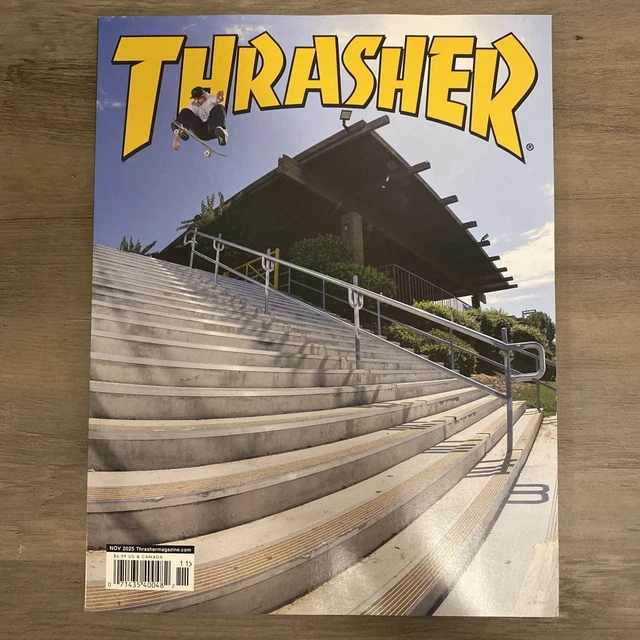 THRASHER MAGAZINE NOVEMBER 2025 Chris Joslin Tre Flip El Toro NEW $12. ...
