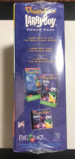 VEGGIETALES - LARRY Boy Power Pack (VHS, 2002, Big Idea) Brand New ...