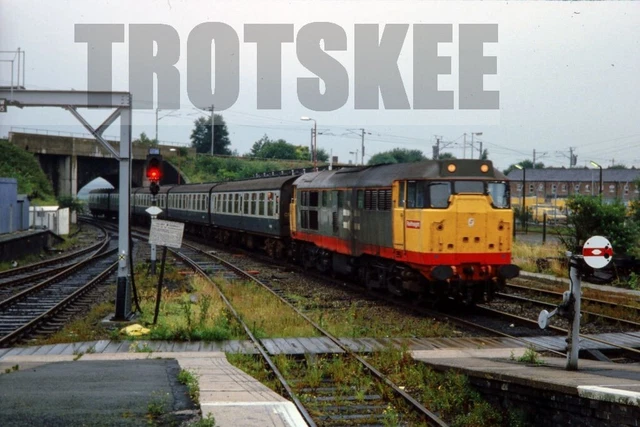 35MM SLIDE BR British Railways Diesel Loco Class 31 31206 Wigan 1988 ...