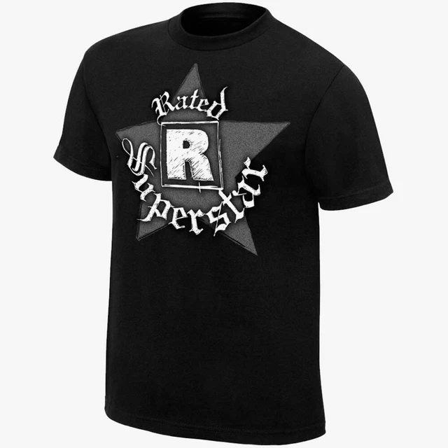 EDGE - RATED R Superstar - Mens WWE Retro T-Shirt (Official WWE Shop ...