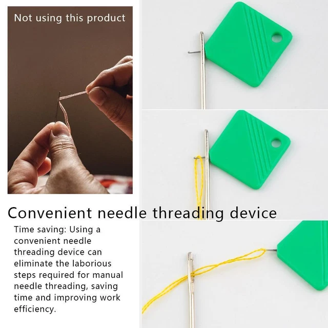 CONVENIENT NEEDLE THREADING Device 2025 Upgraded Automatic Needle NEW ...