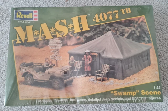 REVELL 1/35 SCALE M*A*S*H 4077 Plastic Diorama Model Kit 'Swamp' Tent ...