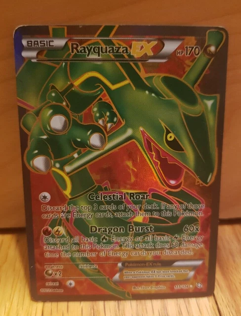 POKÉMON RAYQUAZA EX full art ultra rare 123/124 EUR 55,83 - PicClick FR