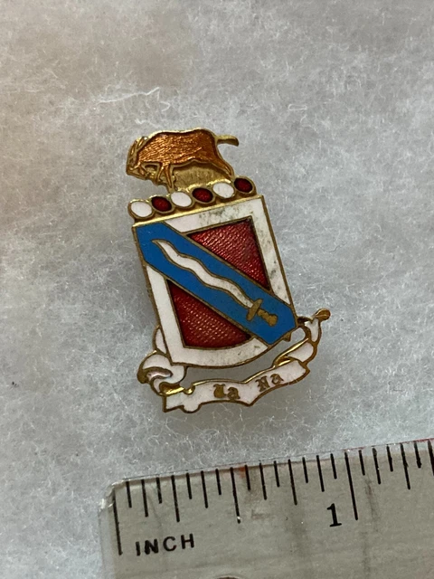AUTHENTIC WWII US Army 14th Engineer Regiment Unit DI DUI Crest ...