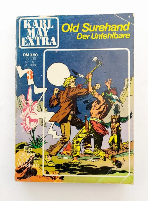 RARITÄT GEVACUR WESTERN Comic Taschenbuch (1975) Karl May Extra 3 / Z2 ...