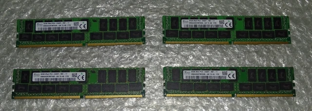 4X SK HYNIX 32GB (128GB) 2RX4 PC4-2400T-R DDR4 ECC Speicher RAM HMA84GR7MFR4N £159.94 - PicClick UK