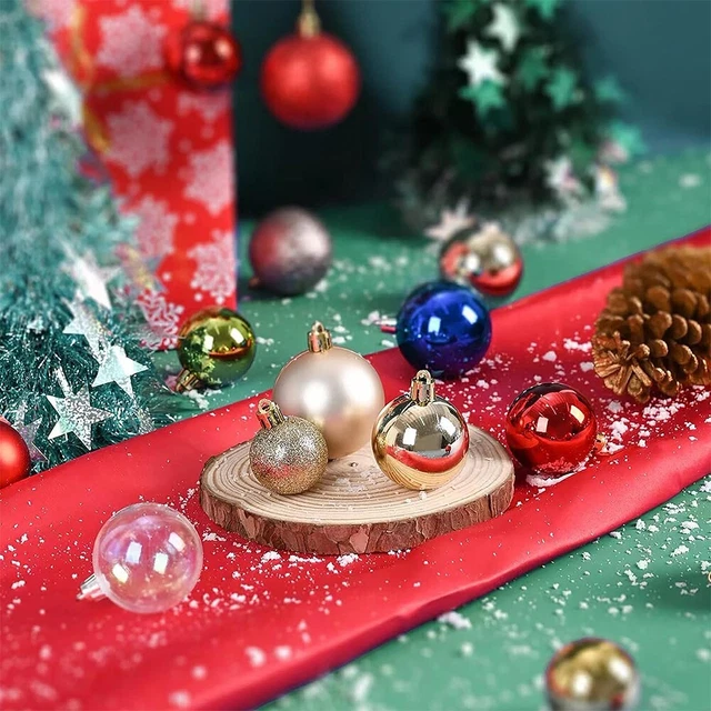 SET L GANT DE 9 ornements de bal de No?l d corations d'arbre pour ambiance EUR 20,44 - PicClick FR