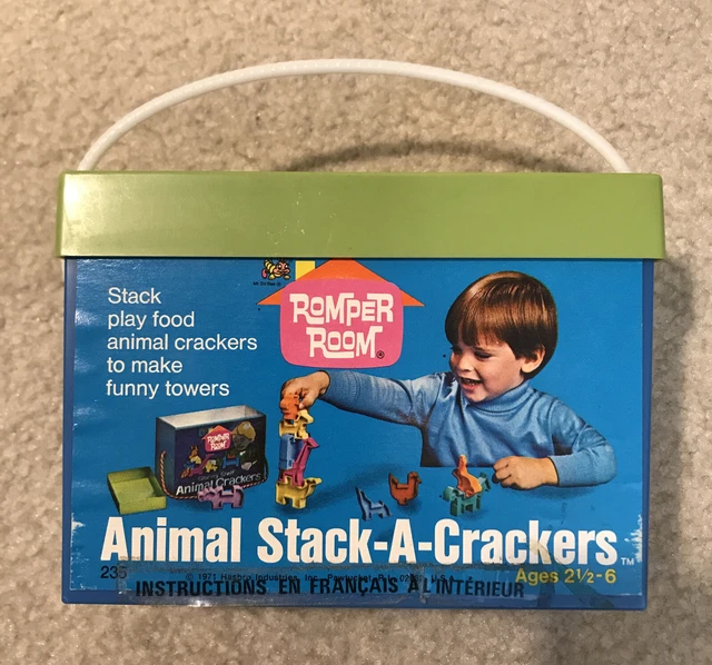 HASBRO ANIMAL STACK-A-CRACKERS Box Set Vintage Toy 1971 Romper Room ...