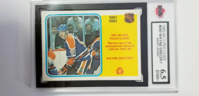 CARTE DE HOCKEY Wayne Gretzky 1982-83 OPC Assist Leader KSA classée 6,5 ! EUR 131,92 - PicClick FR