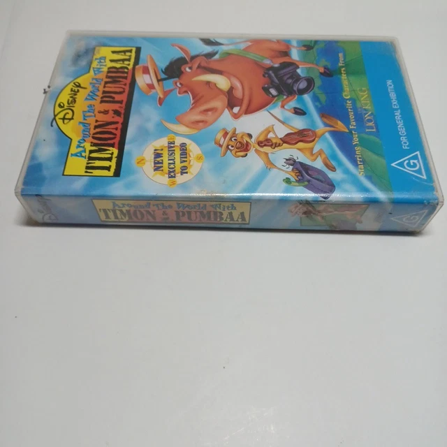 DISNEY AROUND THE World with Timon & Pumbaa VHS 1996 £10.99 - PicClick UK