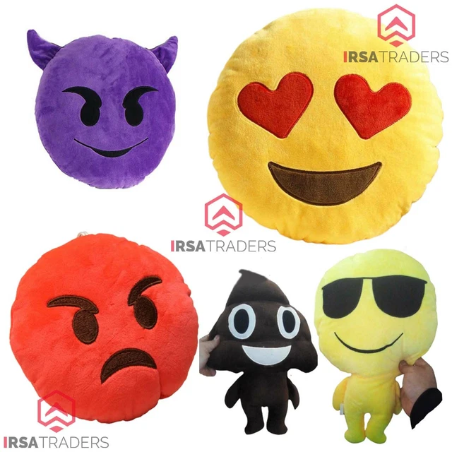 LUXURY POOP POO Smiley Heart Eye Emoji Emoticon Stuffed Plush Soft ...