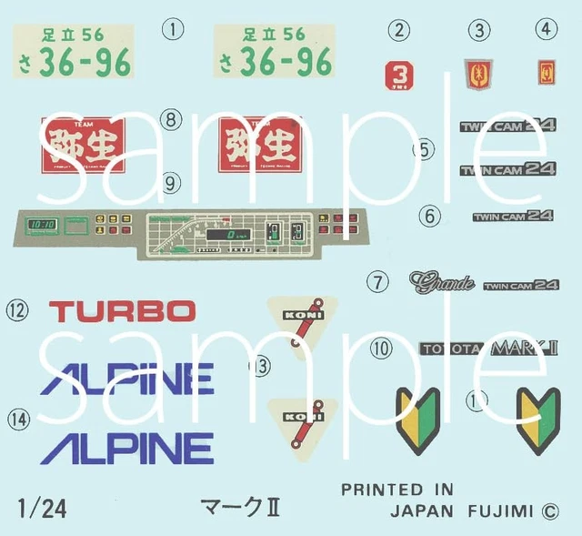 1/24 TOUGE SERIES No.19 GX61 Mark II Twin Cam 24 Plastikmodell EUR 61 ...