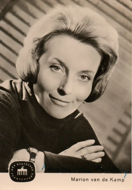 AUTOGRAFO - MARION van de Kamp - cartolina DDR EUR 6,95 - PicClick IT