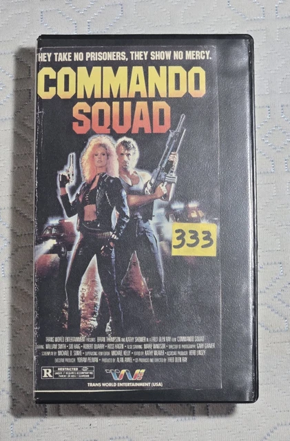 COMMANDO SQUAD VHS 1987 Trans World Video Rare Action Movie Retro Ex-Rental $8.75 - PicClick CA