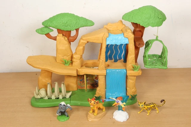 DISNEY LION KING Lion Guard Pride Rock Playset With Figures Bundle ...