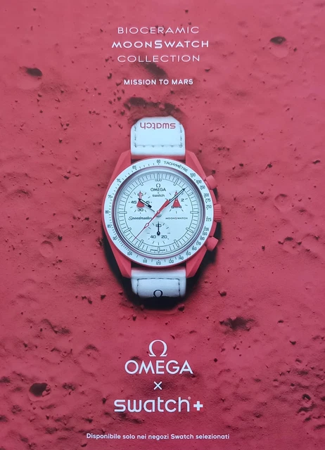 PUBBLICITÀ ADVERTISING ITALIAN Clipping 2022 OROLOGIO Watch OMEGA x ...