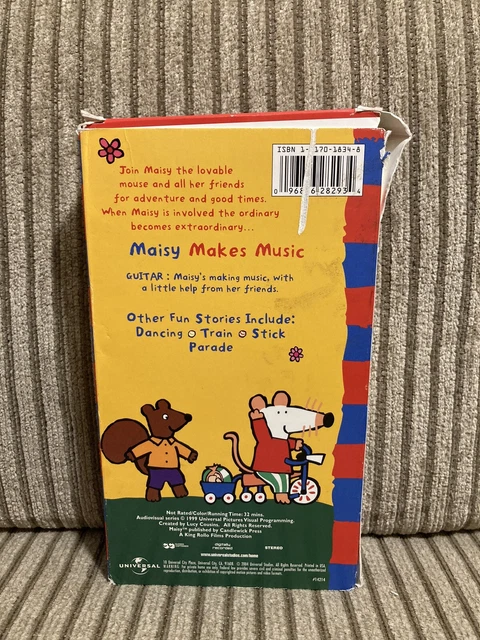 NICK JR MAISY Makes Music VHS Video Tape 2004 VTG Nickelodeon Kids Show ...