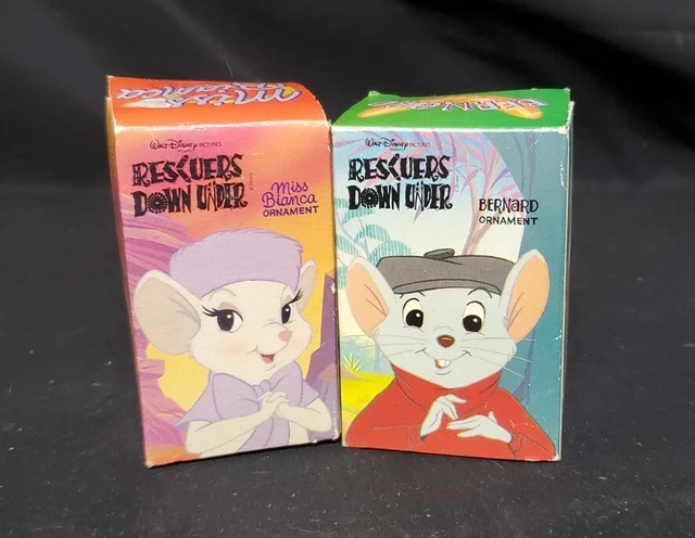 VINTAGE MCDONALDS WALT Disney Rescuers Down Under Miss Bianca Bernard ...