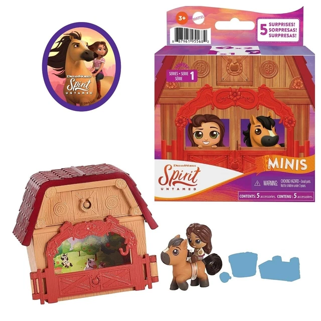 DREAMWORKS SPIRIT UNTAMED Series 1 Minis 5 Surprises Inside House Horse ...