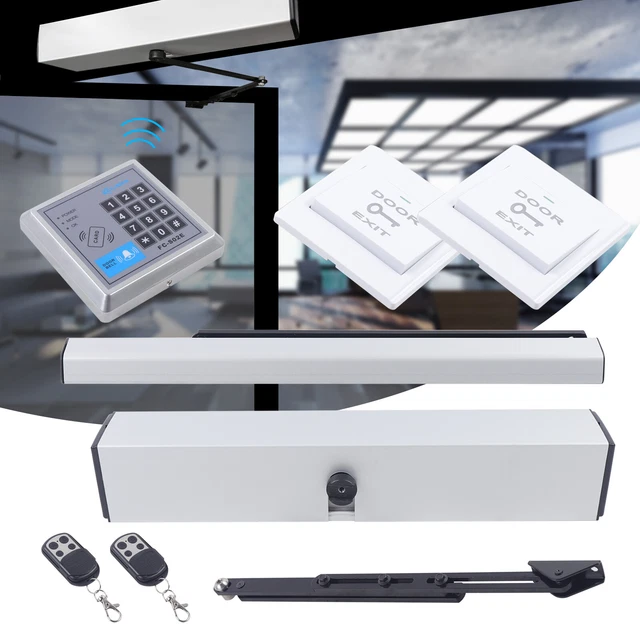 AUTOMATISCHER TÜRANTRIEB ELEKTRISCHE Türöffner Türschließer Schließer Schwingtür EUR 303,00 ...