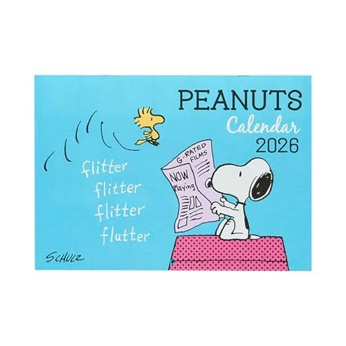 SANRIO 2026 SNOOPY Paper Wall Calendar, Horizontal, 622630 $47.87 ...