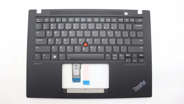 LENOVO THINKPAD T14S Gen 4 Palmrest Cover Keyboard US Black Backlit ...