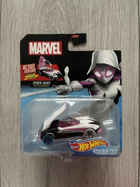 RARO 2017 HOT WHEELS SPIDER-GWEN STACY Marvel SPIDER-VERSE Cars ...