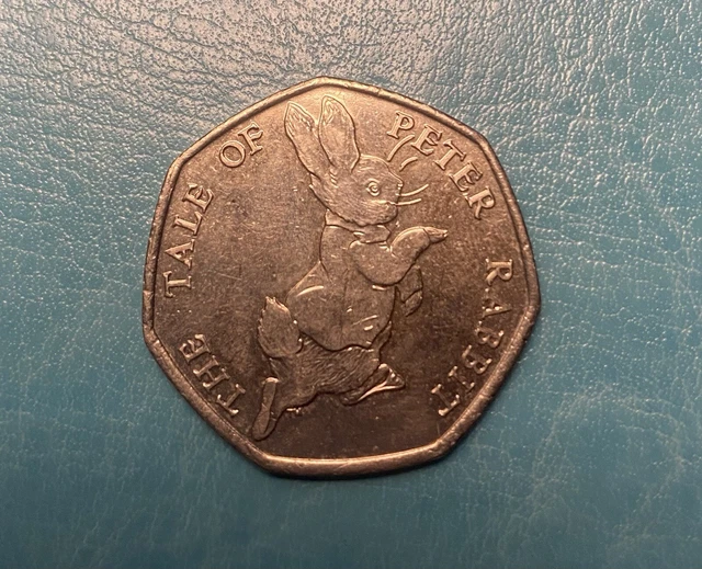 RARE 50P THE Tail of Peter Rabbit Coin - 50p - Year of Issue 2017 £156. ...