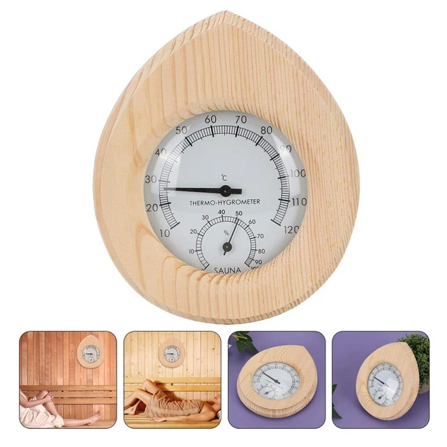 THERMOMETER PRACTICAL HYGROTHERMOGRAPH Drop-shaped Humidity Monitor £21 ...