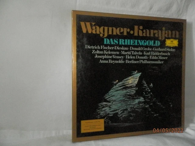 WAGNER DAS RHEINGOLD Herbert Von KARAJAN Berliner Philharmoniker 3LP ...