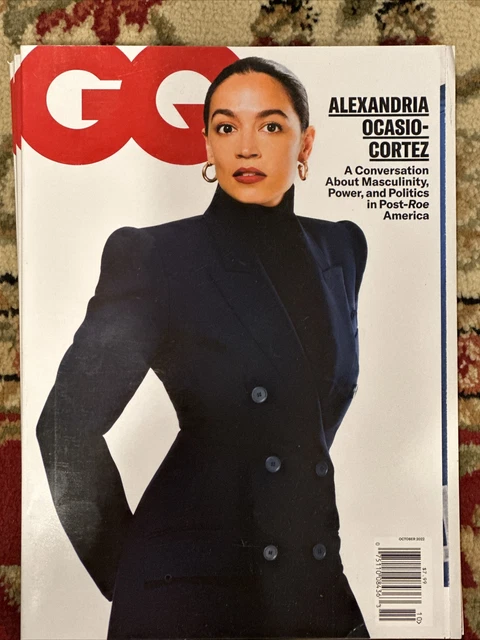 GQ MAGAZINE OCTOBER 2022 Alexandria Ocasio-Cortez AOC NEW!! £5.82 ...