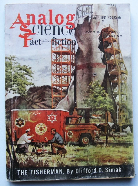 ANALOG SCIENCE FACT & Fiction Magazine April 1961 Good Digest Clifford ...