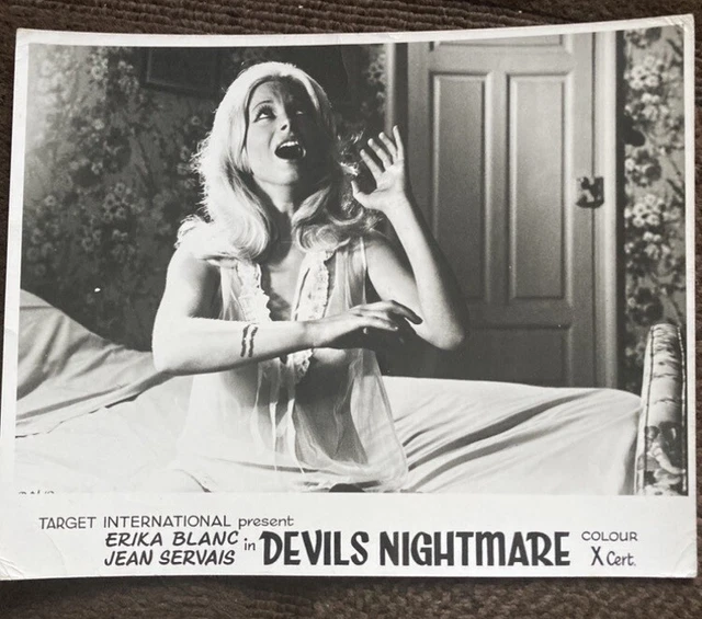 ERIKA BLANC DEVIL’S NIGHTMARE Original B/W Vintage Lobby Card Press Still 10x8 £14.99 - PicClick UK
