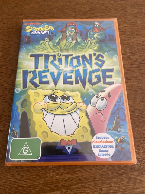 SPONGEBOB SQUAREPANTS TRITON'S REVENGE DVD Region 4 BRAND NEW / SEALED ...