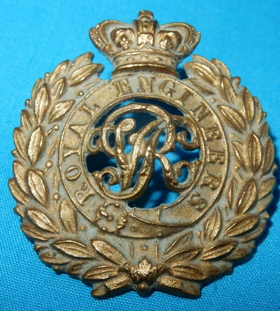 VICTORIAN ROYAL ENGINEERS British Military Cap Badge Qvc Original £0.99 ...