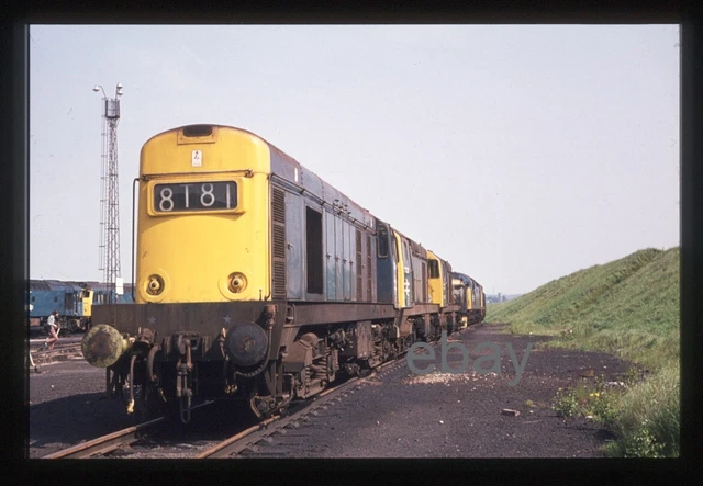 ORIGINAL 35MM SLIDE - Class 20 - 20181 on shed at Tinsley c.1976. £3.59 ...