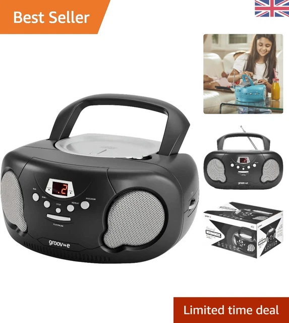 ORGINAL BOOMBOX Portable CD Player with Radio 3.5Mm Aux Port ...
