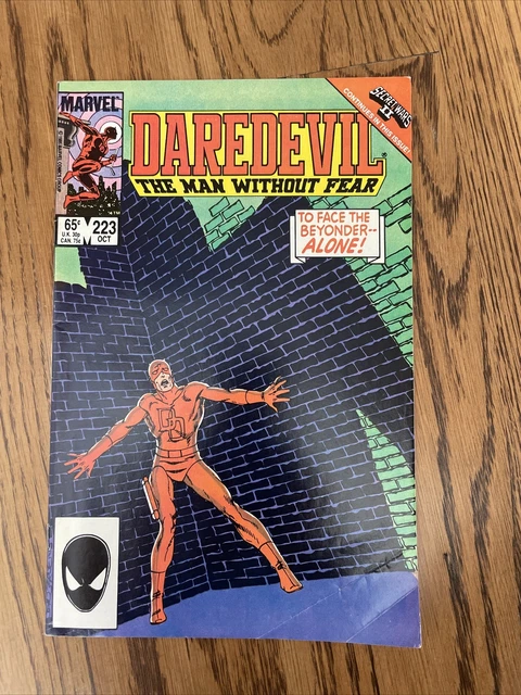 DAREDEVIL #223 (MARVEL Comics 1985) Secret Wars II Crossover The ...