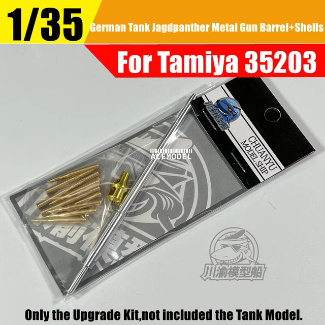 1/35 GERMAN SDKFZ.173 Jagdpanther Tank Metal Gun Barrel+Shells for ...