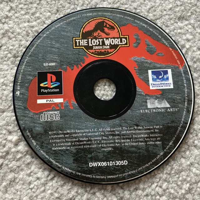 THE LOST WORLD: Jurassic Park | Sony PlayStation 1 PS1 PAL | *DISC ONLY ...