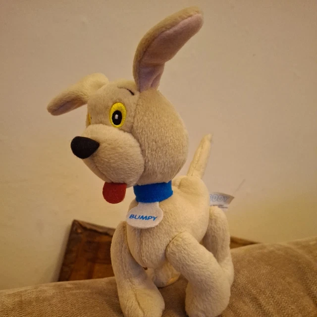 NODDY & FRIENDS Bumpy Dog Plush Vintage . Golden Bear. Moveable legs ...