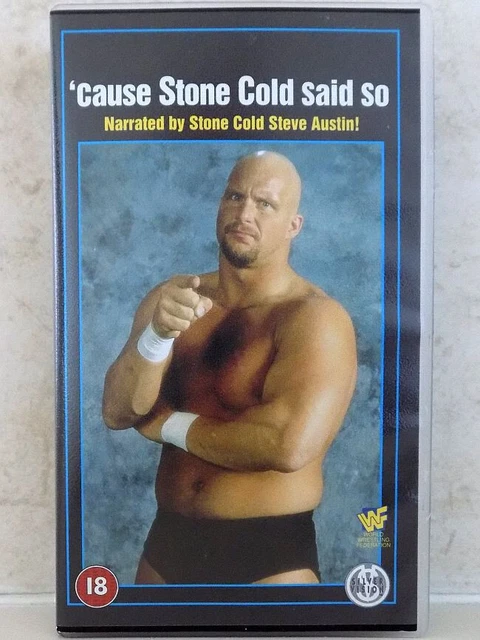 WWF CAUSE STONE Cold Said So Steve Austin Wrestling Vhs Video Tape Pal ...