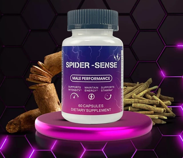 SPIDER SENSE MEN'S ED Pills, SpiderSense Male Supplement Capsules,Boost ...